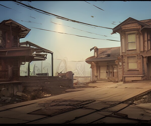 ArtStation - Borderland environment 2000 artwork pack | Artworks