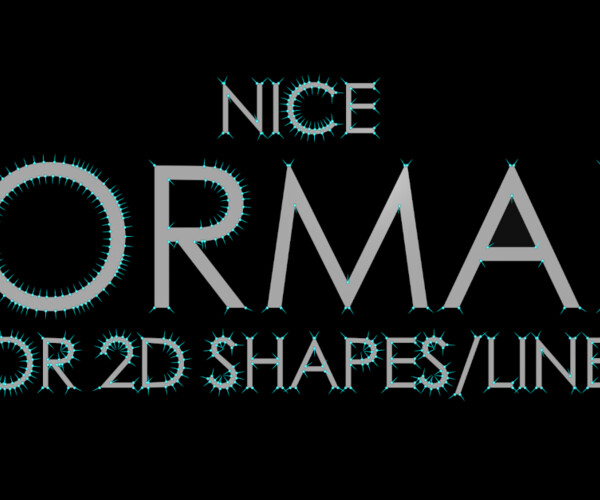 ArtStation - Nice normals for inflation/Deflating 2D Shapes | Tutorials