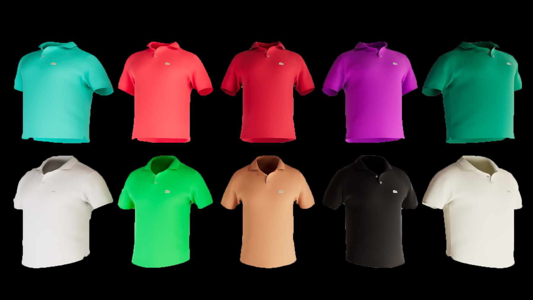 ArtStation - pack of polo shirts (ready animation) | Resources