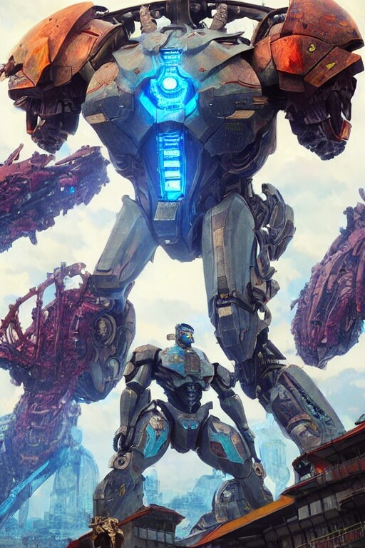 ArtStation - Titan Robot Pacific rim Fan Style 1000 image collection ...