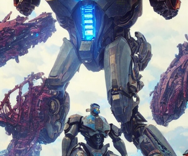 ArtStation - Titan Robot Pacific rim Fan Style 1000 image collection ...
