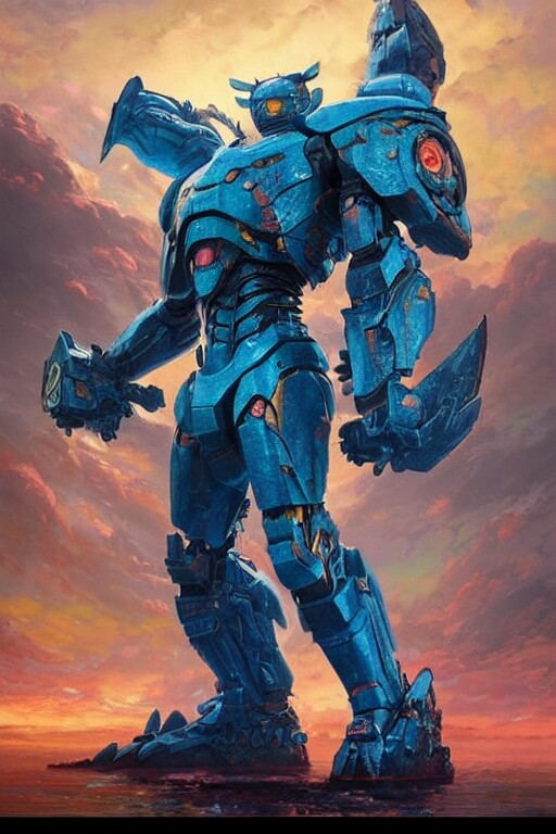 ArtStation - Titan Robot Pacific rim Fan Style 1000 image collection ...