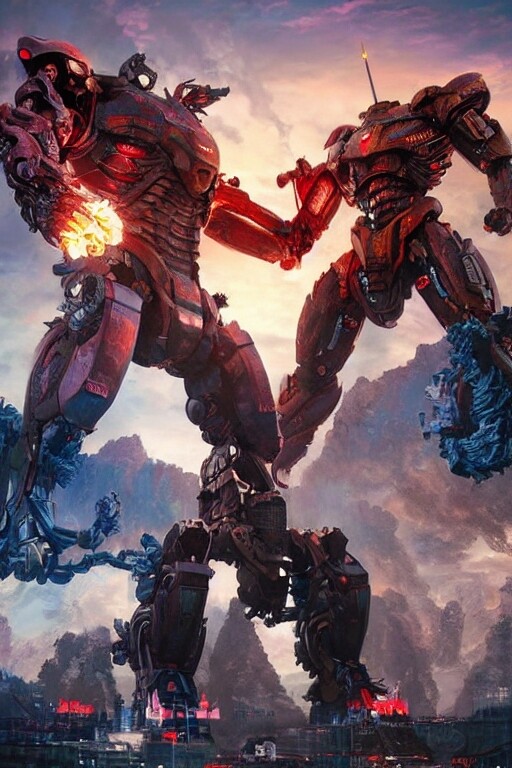 ArtStation - Titan Robot Pacific rim Fan Style 1000 image collection ...