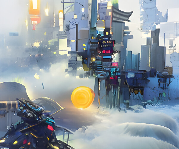 ArtStation - Cyberpunk Waves | Artworks