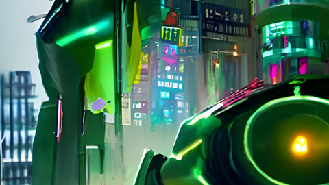 ArtStation - Cyberpunk Ship Dock | Artworks