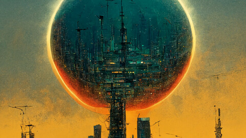 ArtStation - Cyberpunk Sphere City | Artworks