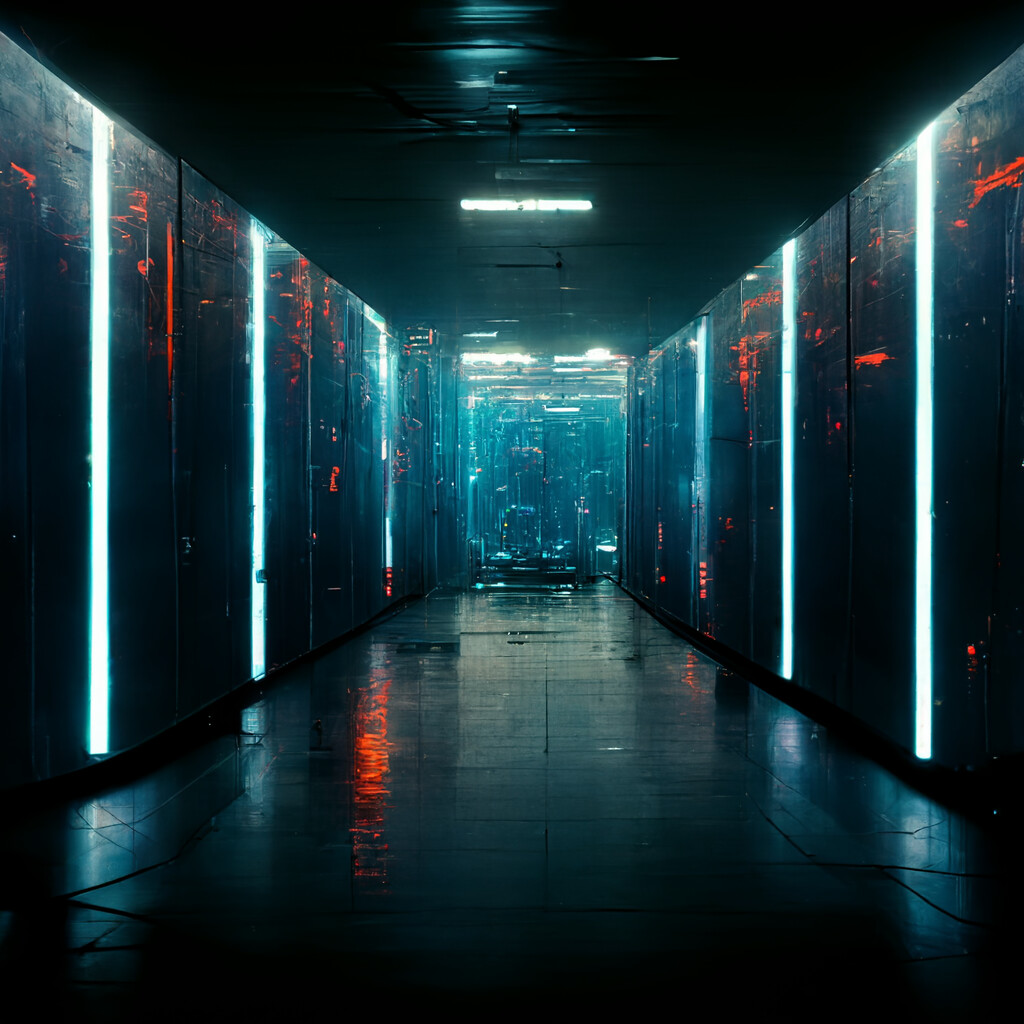 ArtStation - Supercomputer in a Cyberpunk Universe | Artworks