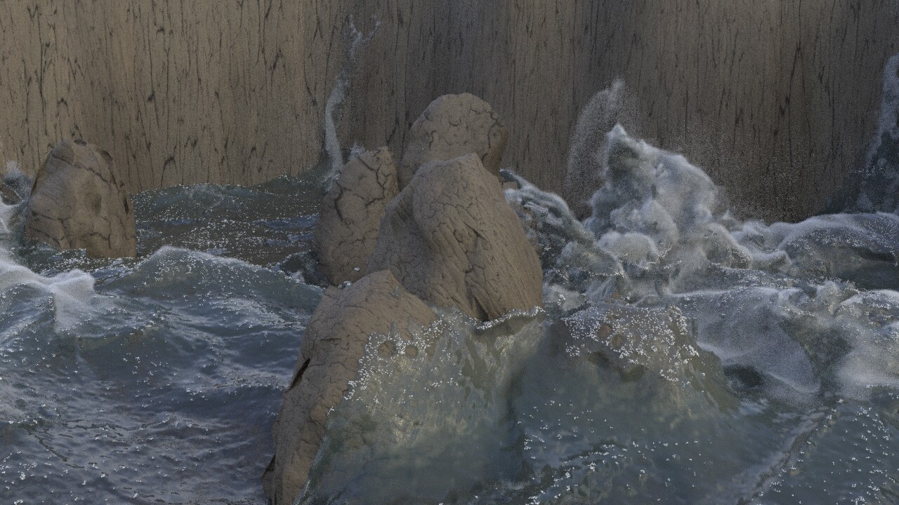 ArtStation - Crashing Ocean Waves with whitewater | Resources