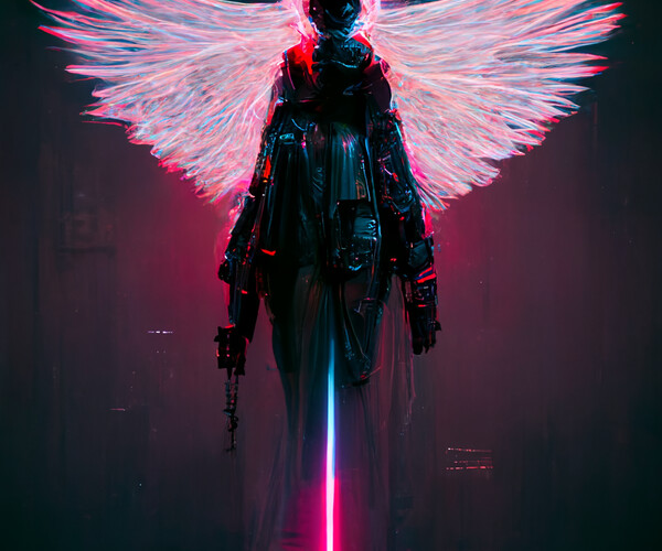 ArtStation - Cyberpunk Angel | Artworks