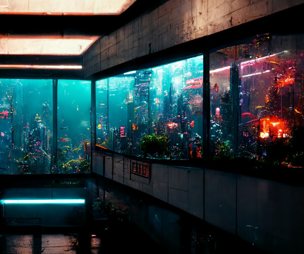 ArtStation - Cyberpunk Aquariums | Artworks