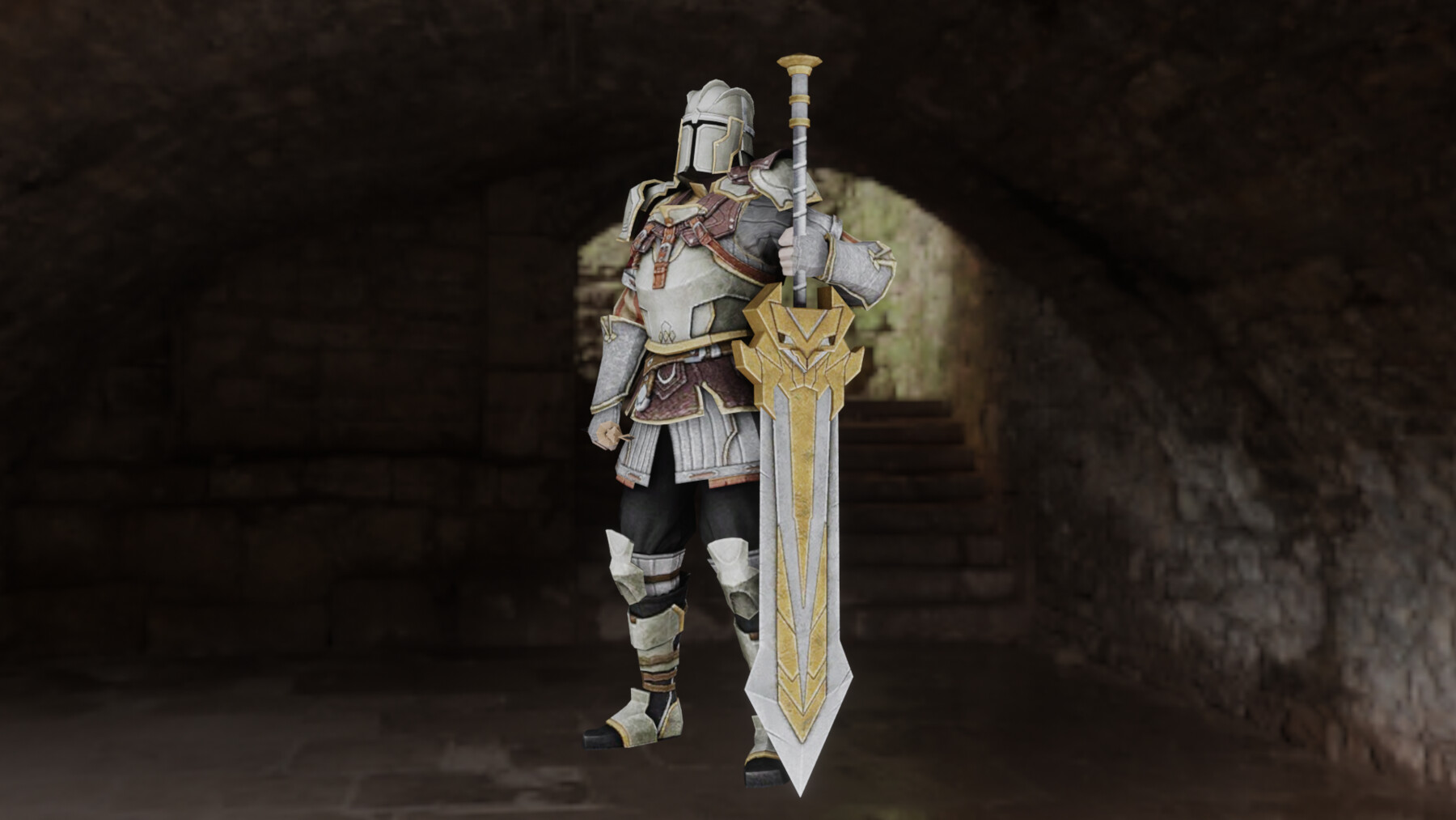 ArtStation - MEDIEVAL KNIGHT LOW POLY GAME READY | Game Assets