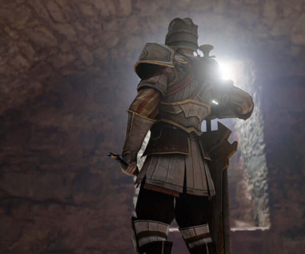 ArtStation - MEDIEVAL KNIGHT LOW POLY GAME READY | Game Assets