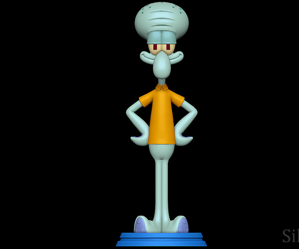 ArtStation - Squidward - SpongeBob SquarePants 3D print model | Resources