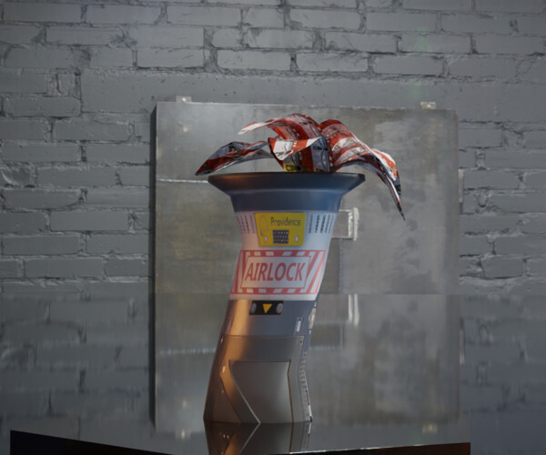 ArtStation - Low Poly Sci-Fi Vase Obivan | Resources