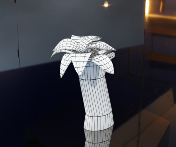 ArtStation - Low Poly Sci-Fi Vase Obivan | Resources