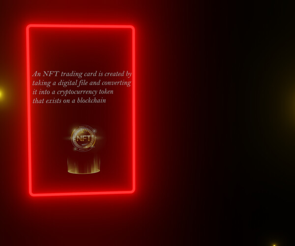 ArtStation - NFT TRADING TEMPLATE CARD | Resources