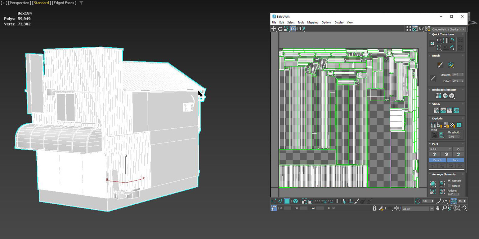 ArtStation - Japanese Game Ready Building v.2 | Game Assets