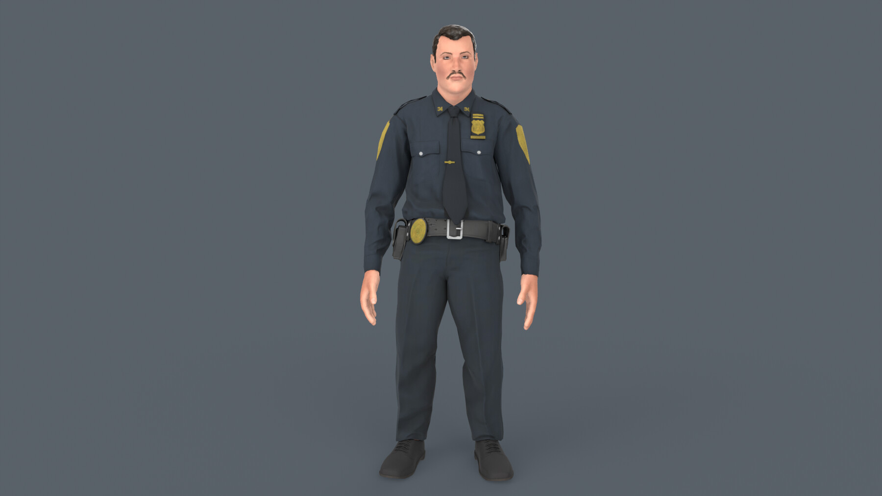 ArtStation - Policeman | Game Assets