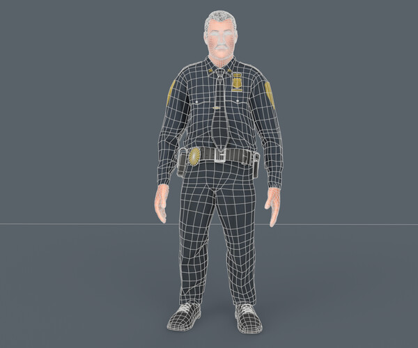 ArtStation - Policeman | Game Assets