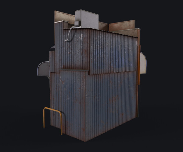 ArtStation - Japanese Game Ready Building v.3 | Game Assets