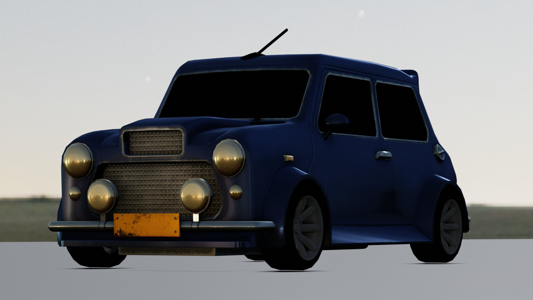 ArtStation - MINI COPPER CAR GAME READY LOW POLY | Resources