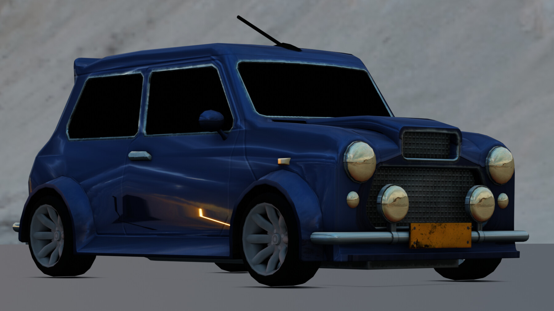 ArtStation - MINI COPPER CAR GAME READY LOW POLY | Resources