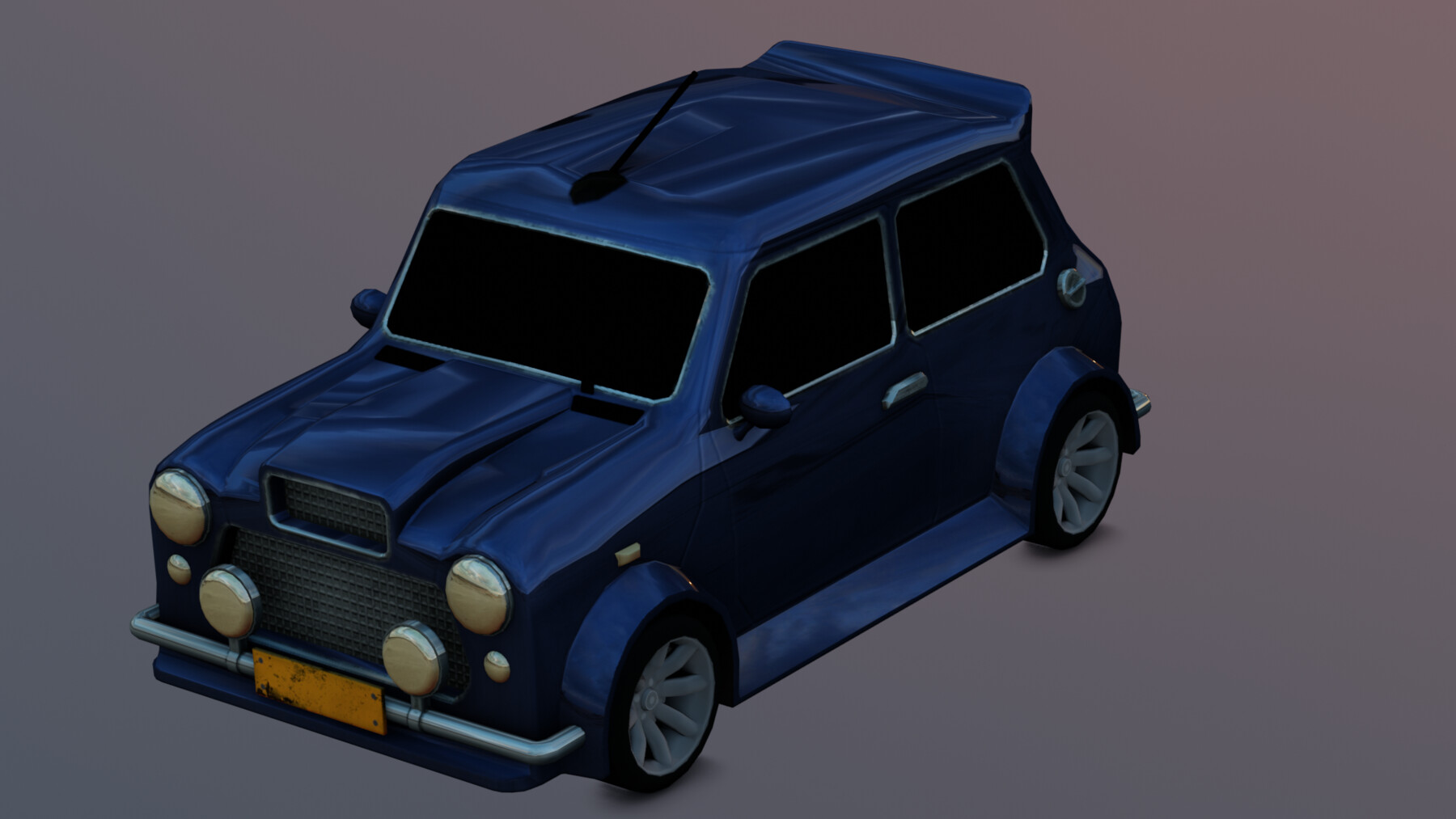ArtStation - MINI COPPER CAR GAME READY LOW POLY | Resources