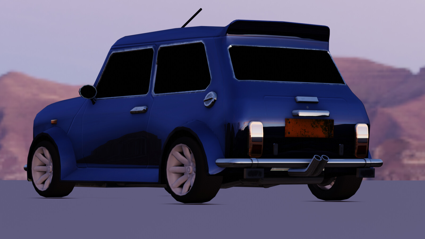 ArtStation - MINI COPPER CAR GAME READY LOW POLY | Resources