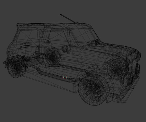 ArtStation - MINI COPPER CAR GAME READY LOW POLY | Resources