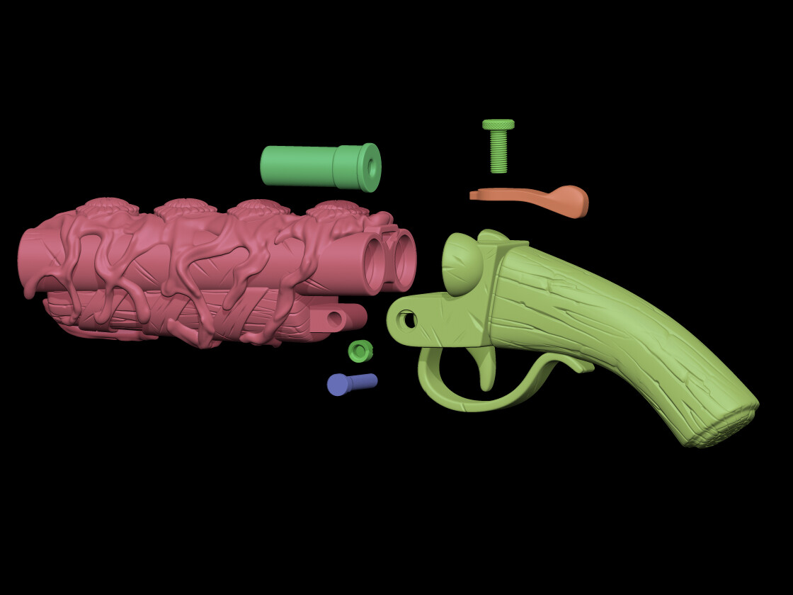 ArtStation - Demon Slayer Genya short shotgun cosplay from infinity ...