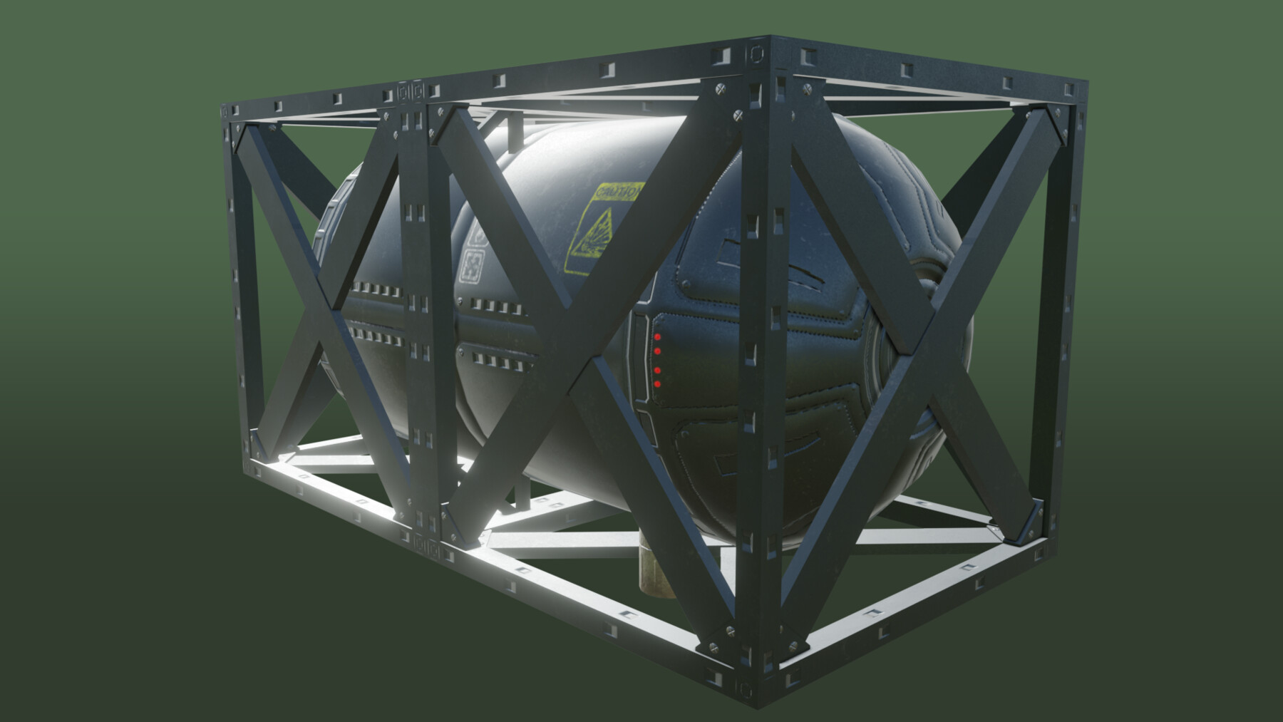 ArtStation - Industrial Barrel Big [Asset for UE4] | Game Assets