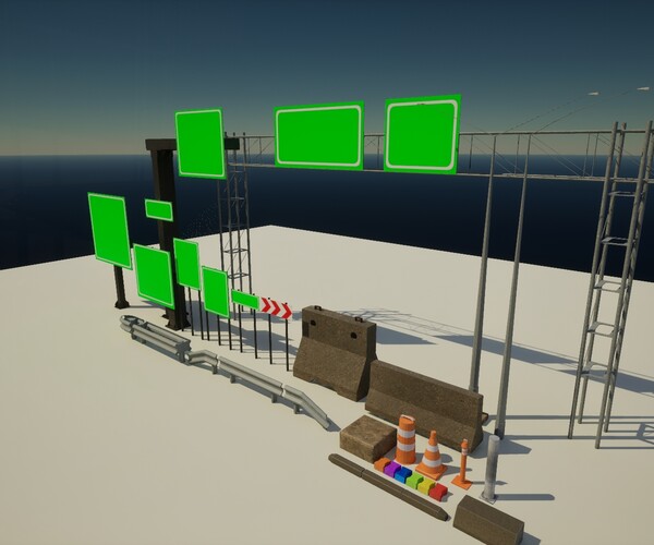 ArtStation - Highway - Traffic Packages | Game Assets