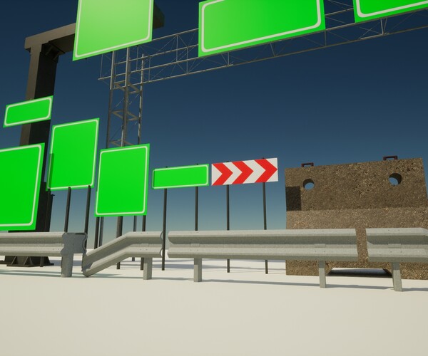 ArtStation - Highway - Traffic Packages | Game Assets