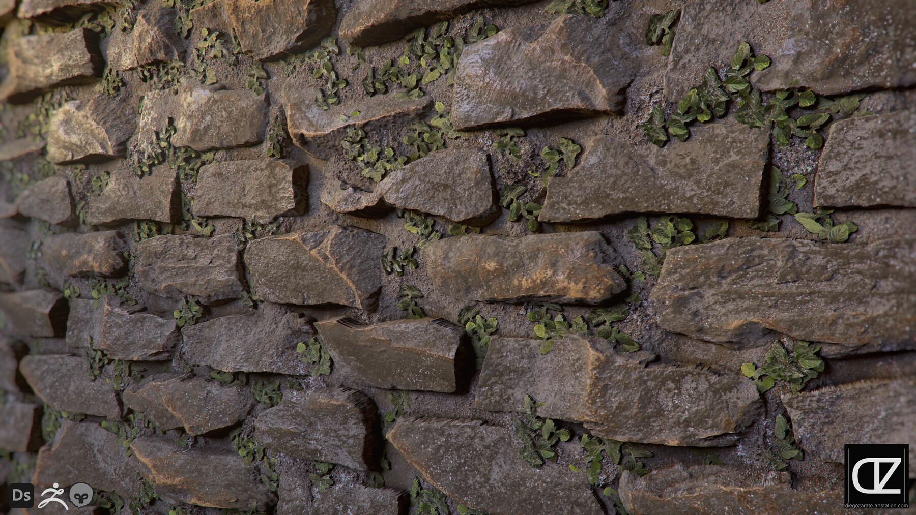 ArtStation - PBR - ROCK SURFACE - 4K MATERIAL | Game Assets