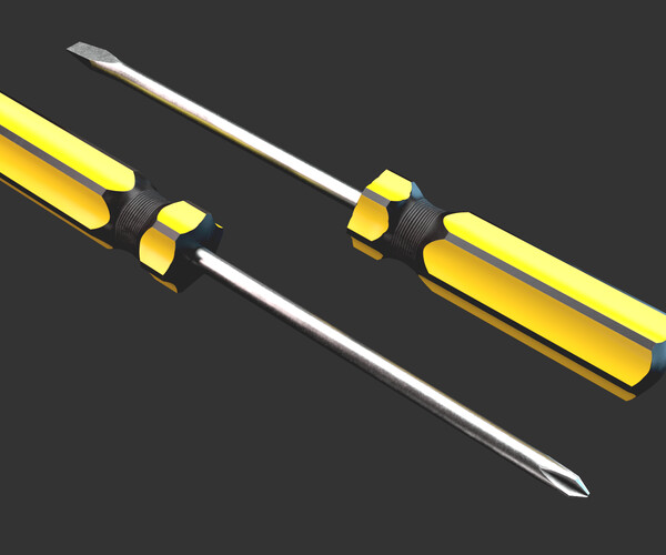 ArtStation - Classic Screwdriver | Resources