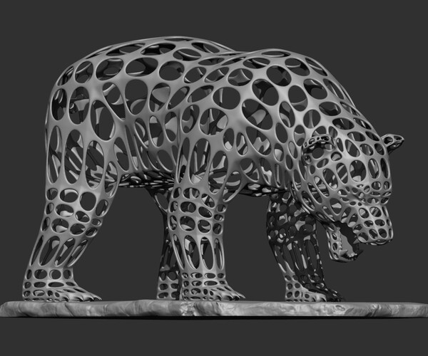 ArtStation - Bear 3d print | Resources