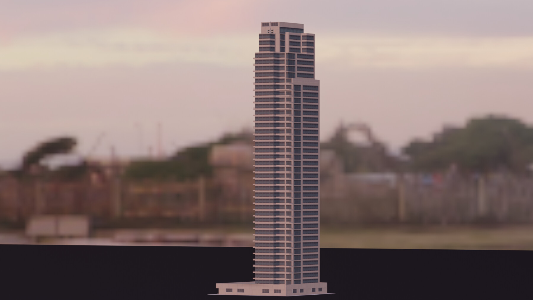ArtStation - HIGH RISE BUILDING GAME READY LOW POLY | Game Assets