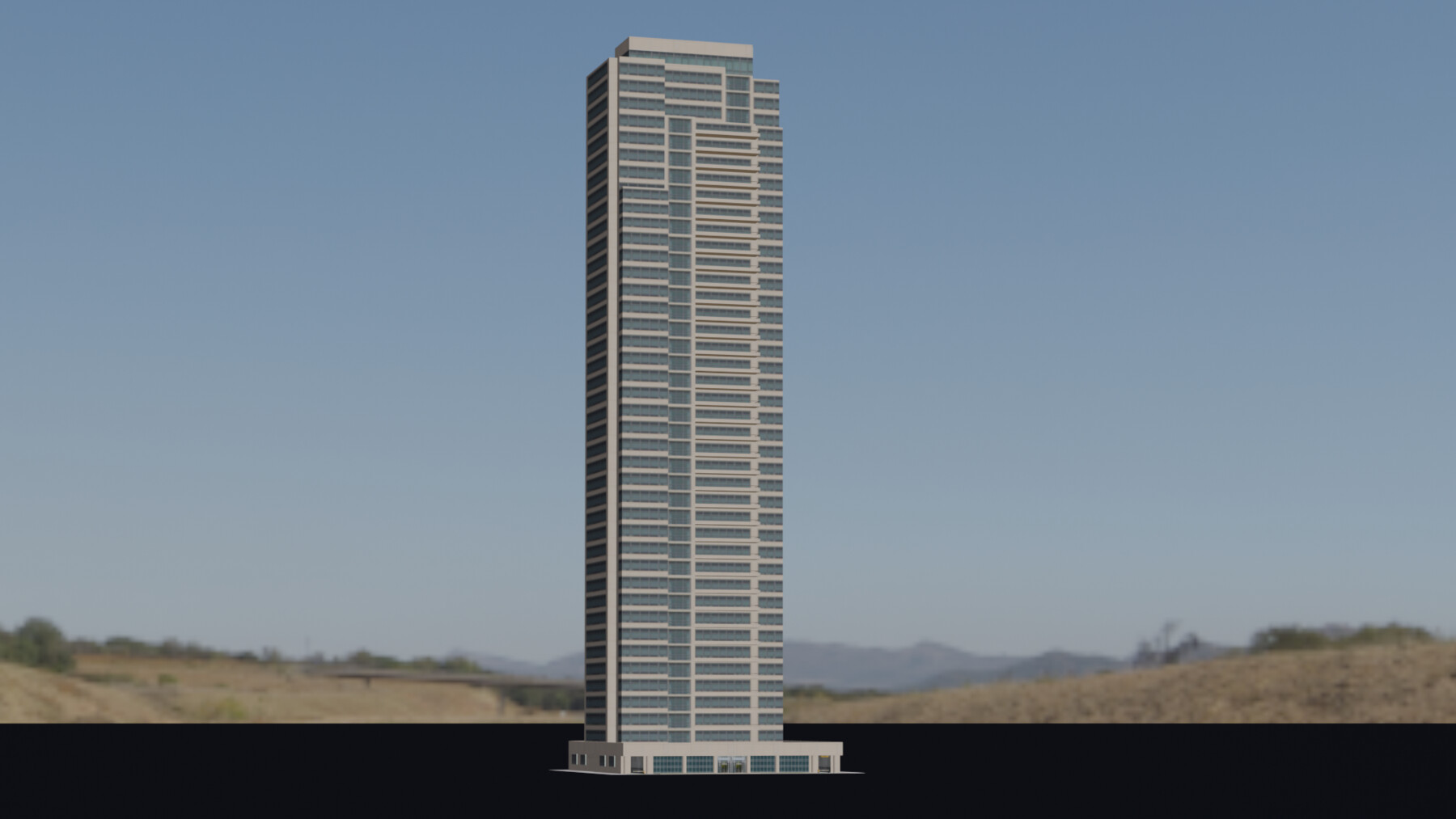 ArtStation - HIGH RISE BUILDING GAME READY LOW POLY | Game Assets