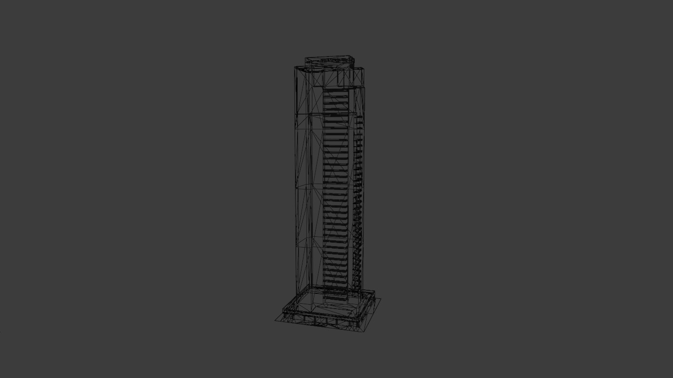 ArtStation - HIGH RISE BUILDING GAME READY LOW POLY | Game Assets