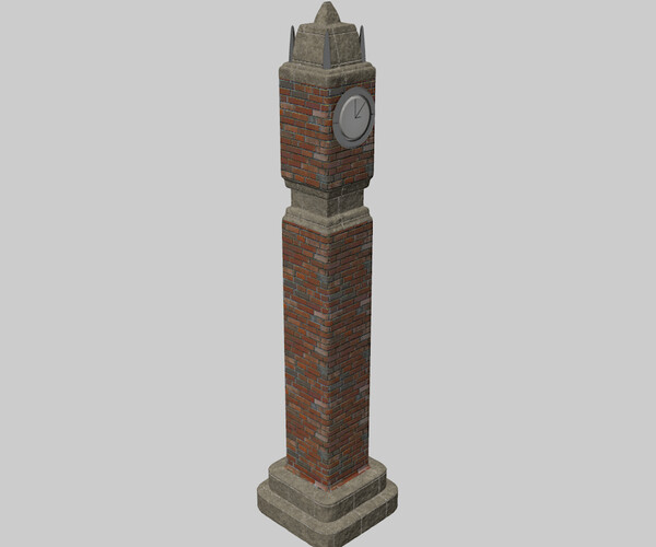 ArtStation - clock tower | Game Assets