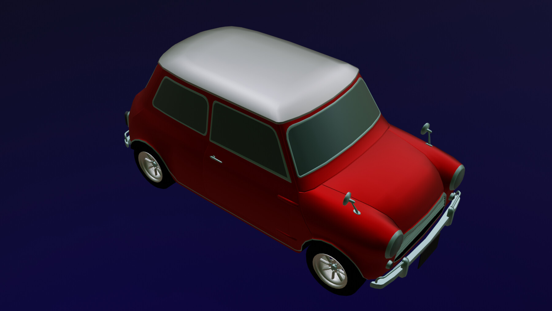 ArtStation - MINI COOPER CAR GAME READY LOW POLY | Game Assets