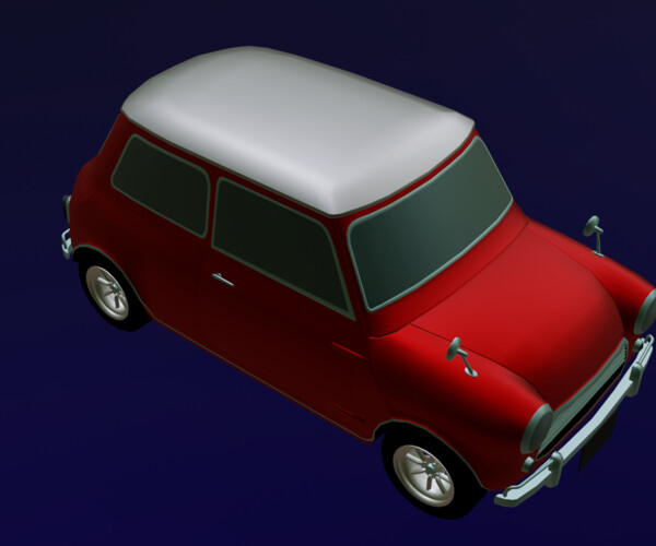 ArtStation - MINI COOPER CAR GAME READY LOW POLY | Game Assets