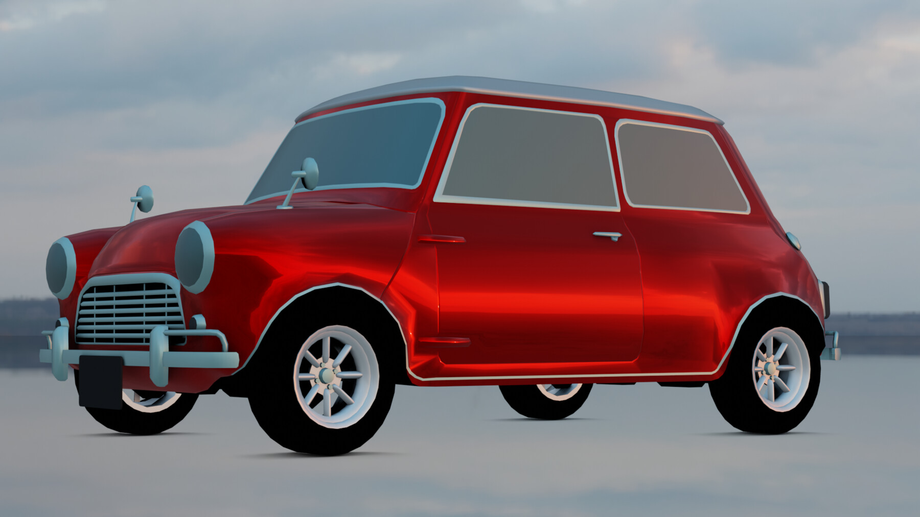 ArtStation - MINI COOPER CAR GAME READY LOW POLY | Game Assets