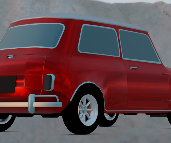 ArtStation - MINI COOPER CAR GAME READY LOW POLY | Game Assets