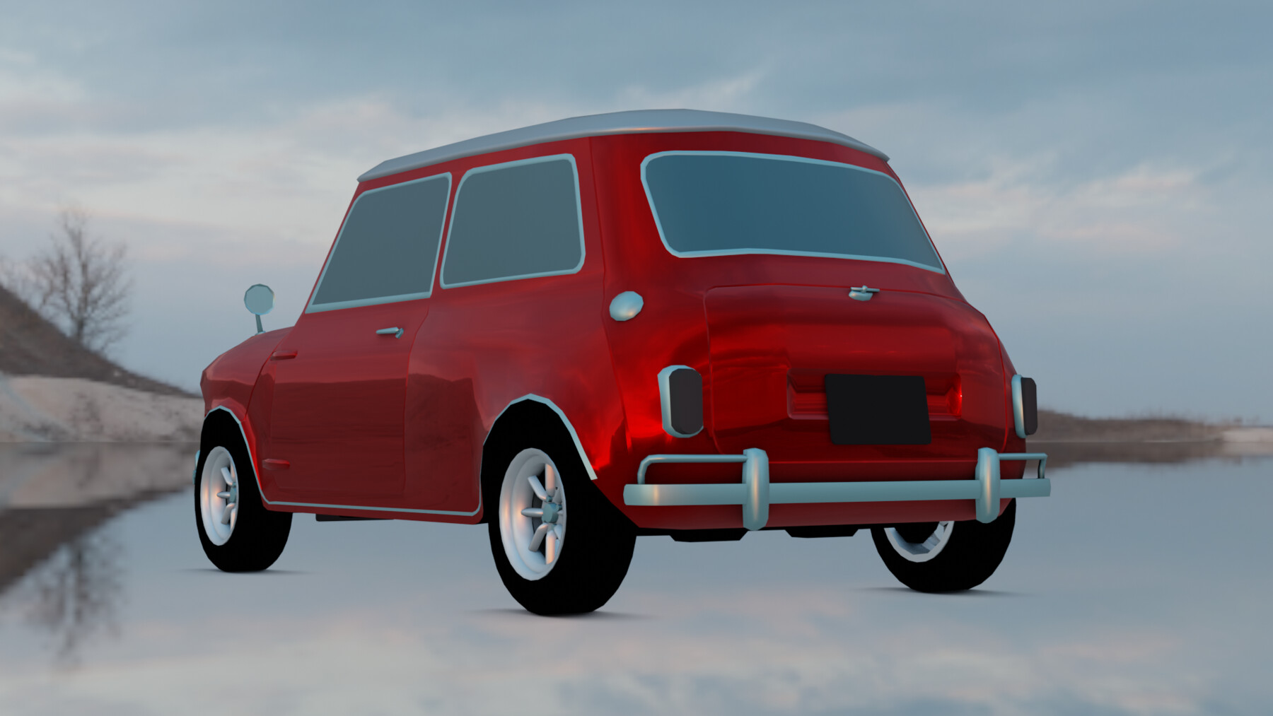 ArtStation - MINI COOPER CAR GAME READY LOW POLY | Game Assets