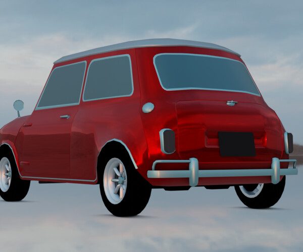 ArtStation - MINI COOPER CAR GAME READY LOW POLY | Game Assets