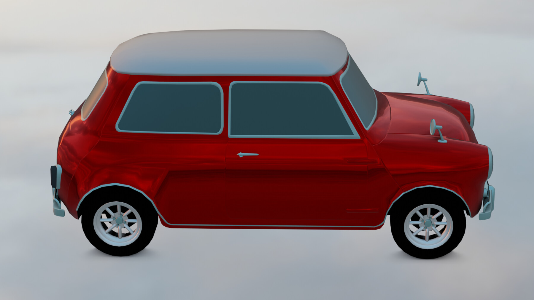 ArtStation - MINI COOPER CAR GAME READY LOW POLY | Game Assets