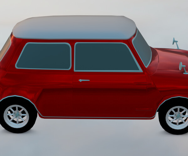 ArtStation - MINI COOPER CAR GAME READY LOW POLY | Game Assets