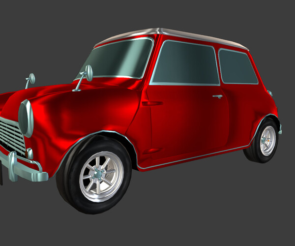 ArtStation - MINI COOPER CAR GAME READY LOW POLY | Game Assets