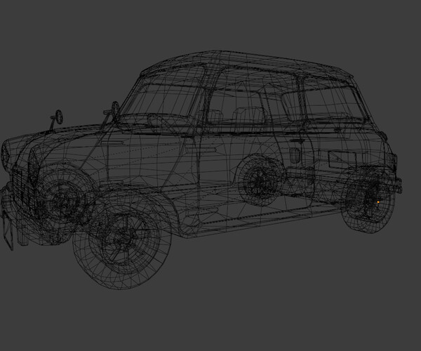 ArtStation - MINI COOPER CAR GAME READY LOW POLY | Game Assets